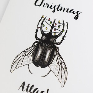 Christmas Atlas Card - Etsy