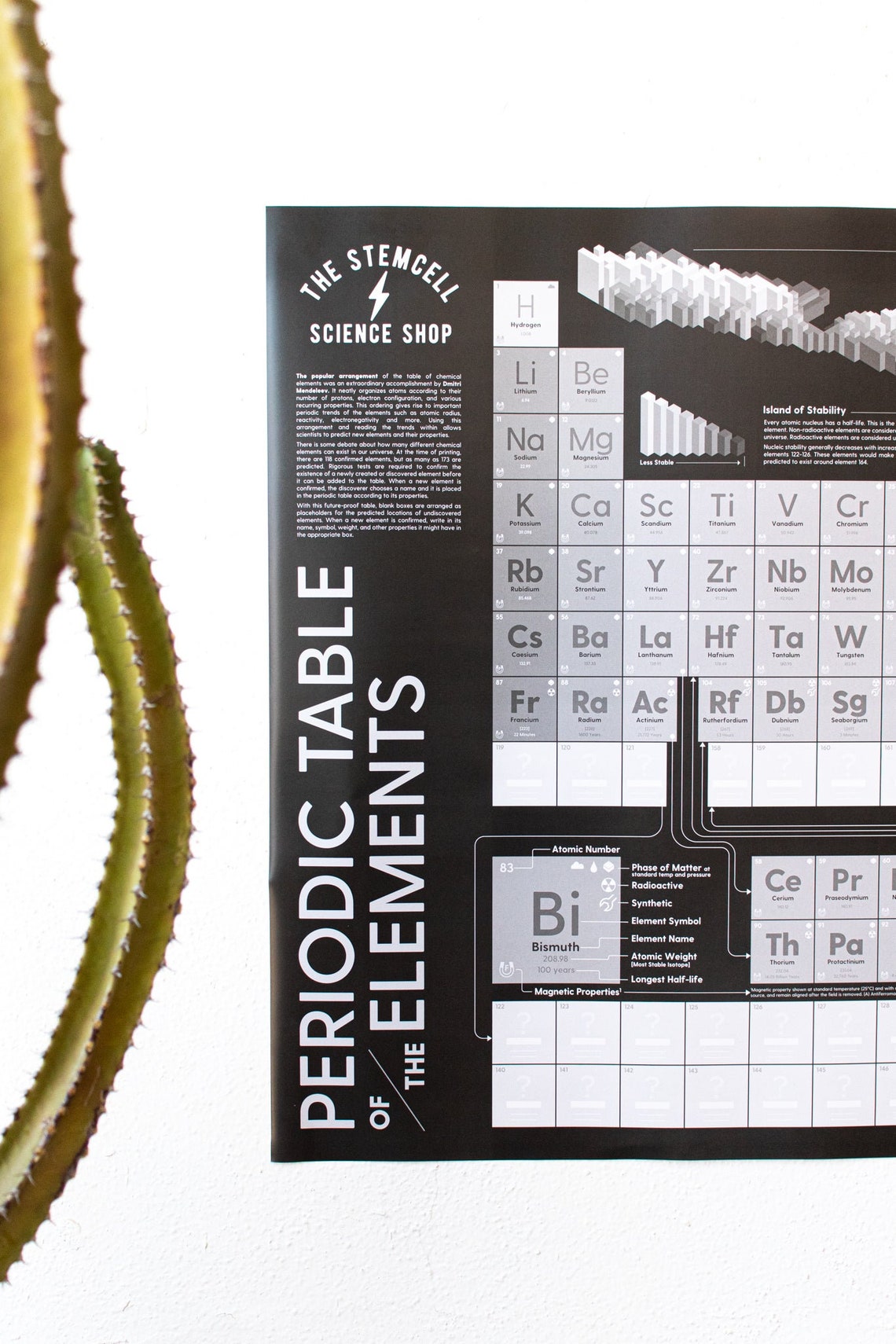 Future-proof Periodic Table of the Elements - Etsy