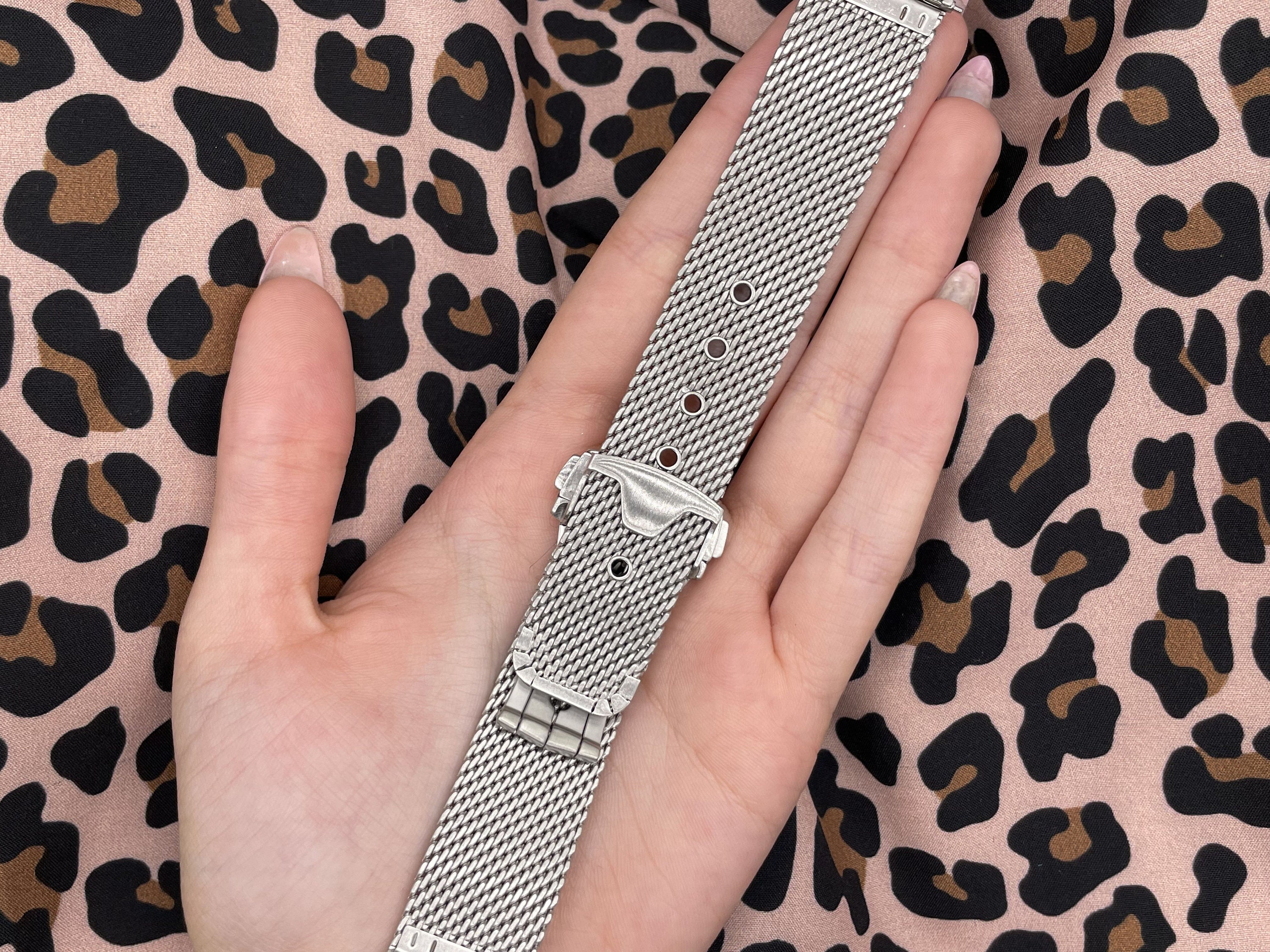 20/22mm Stainless Steel Milanese Mesh Strap Fit for Omega - Etsy