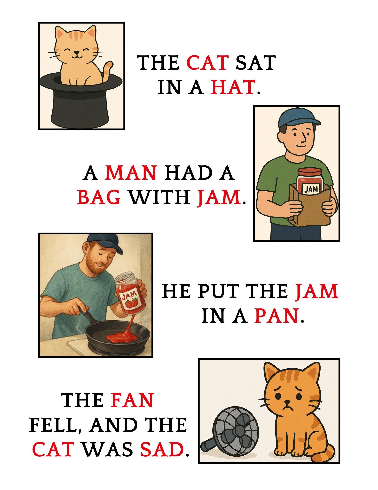 CVC Reading, Short Vowels, Words, Phonics Printables, Worksheets ...