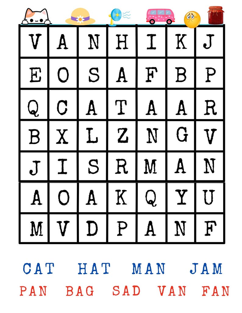 CVC Reading, Short Vowels, Words, Phonics Printables, Worksheets ...