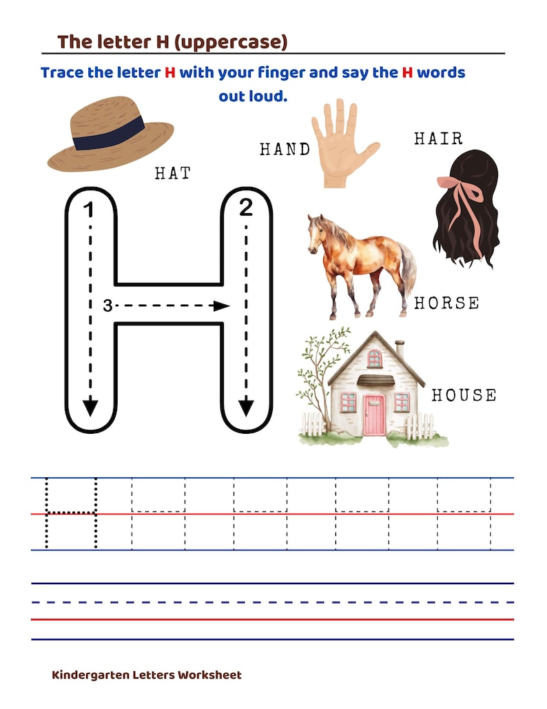 Alphabet Worksheets - Printable - Tracing - Coloring - Kids - Letters ...