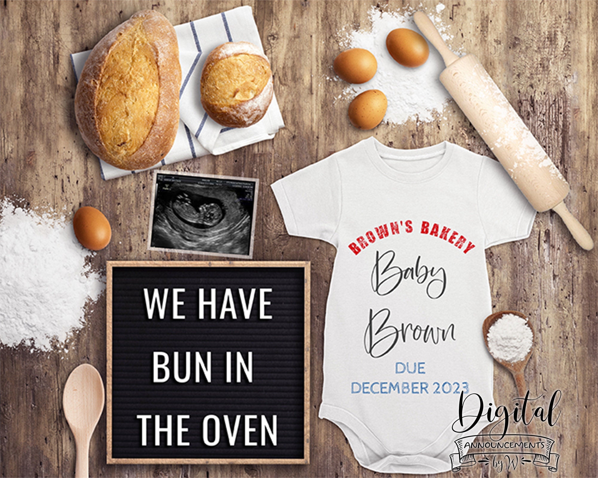Bun In The Oven Pregnancy Announcement