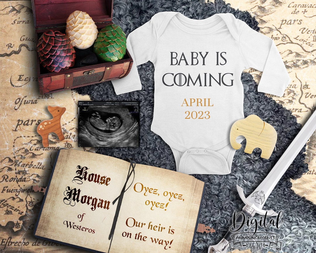 Geek Pregnancy Announcement Digital Baby is Coming Geek - Etsy