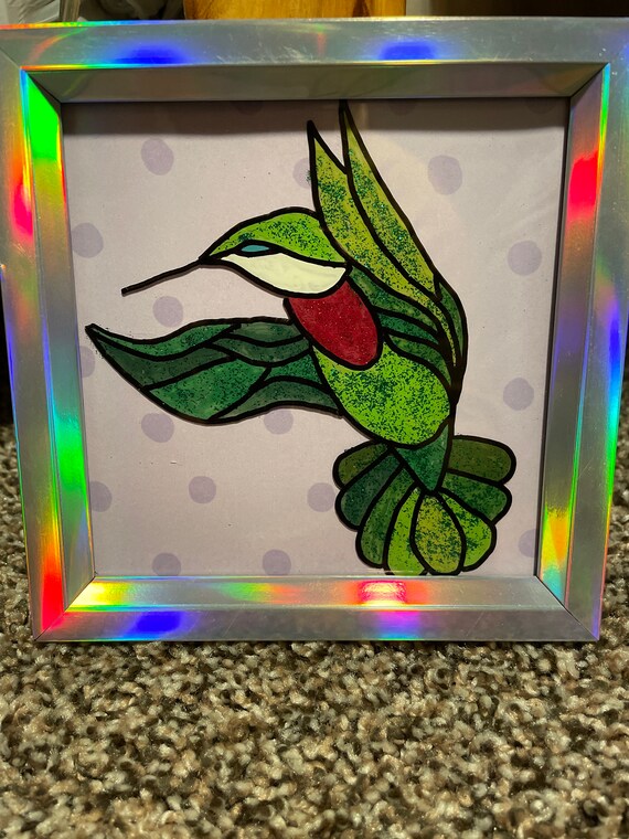 Glitter Hummingbird | Etsy