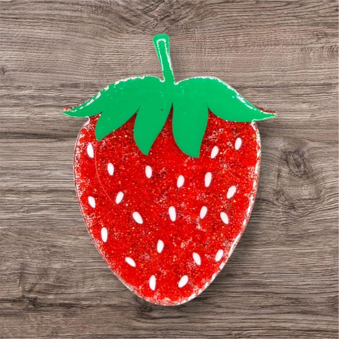 Strawberry Badge Face - Etsy