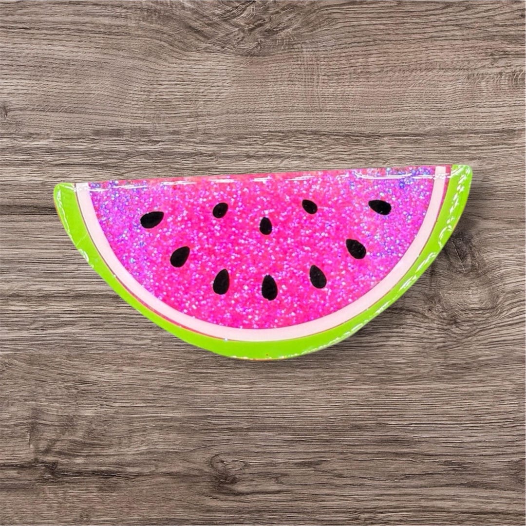Watermelon Badge Face | Watermelon Nurse Badge Reel | Watermelon CNA ...