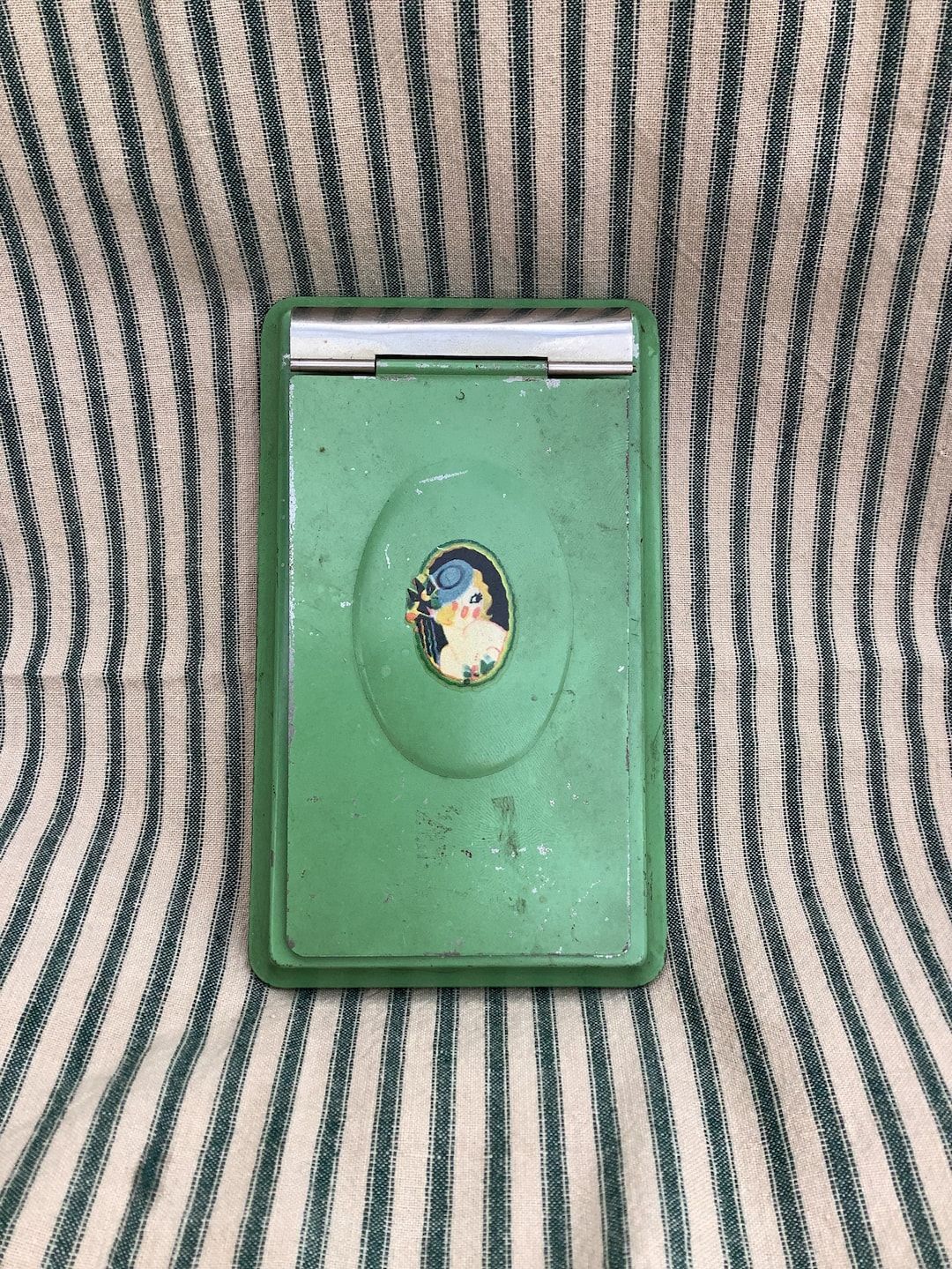 Vintage Metal Note Pad Holder, Scratch Pad Holder - Etsy