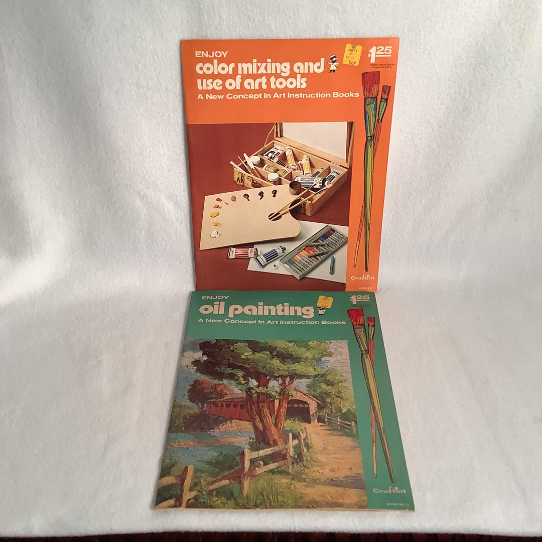 Craftint Oil Painting Books No 1 & 3 - Etsy