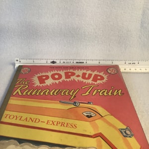 1951 “the Runaway Train” Pop up Book - Etsy