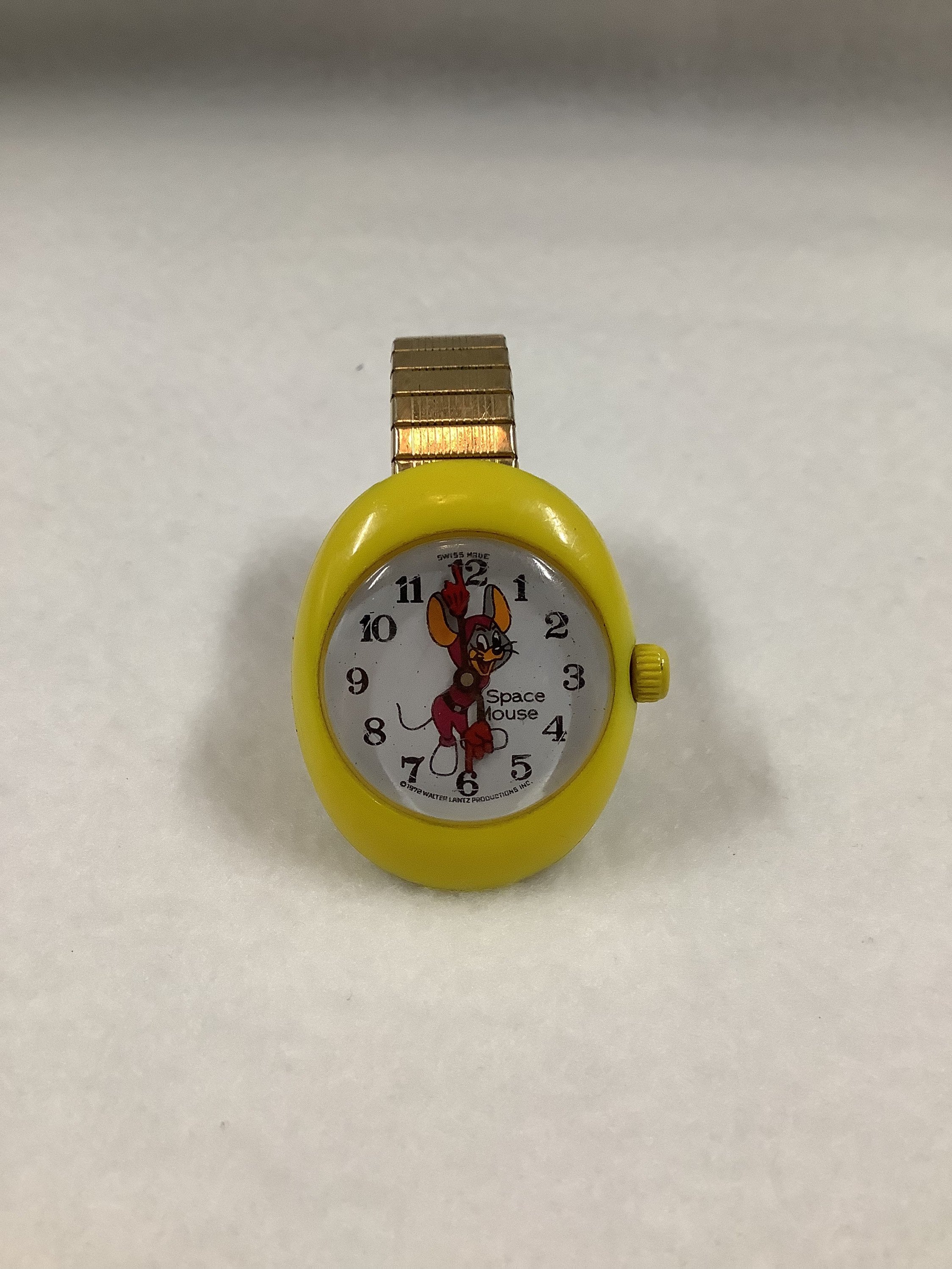 1972 Youth Space Mouse Watch, Swiss Made, Youth Size, Walter Lantz - Etsy