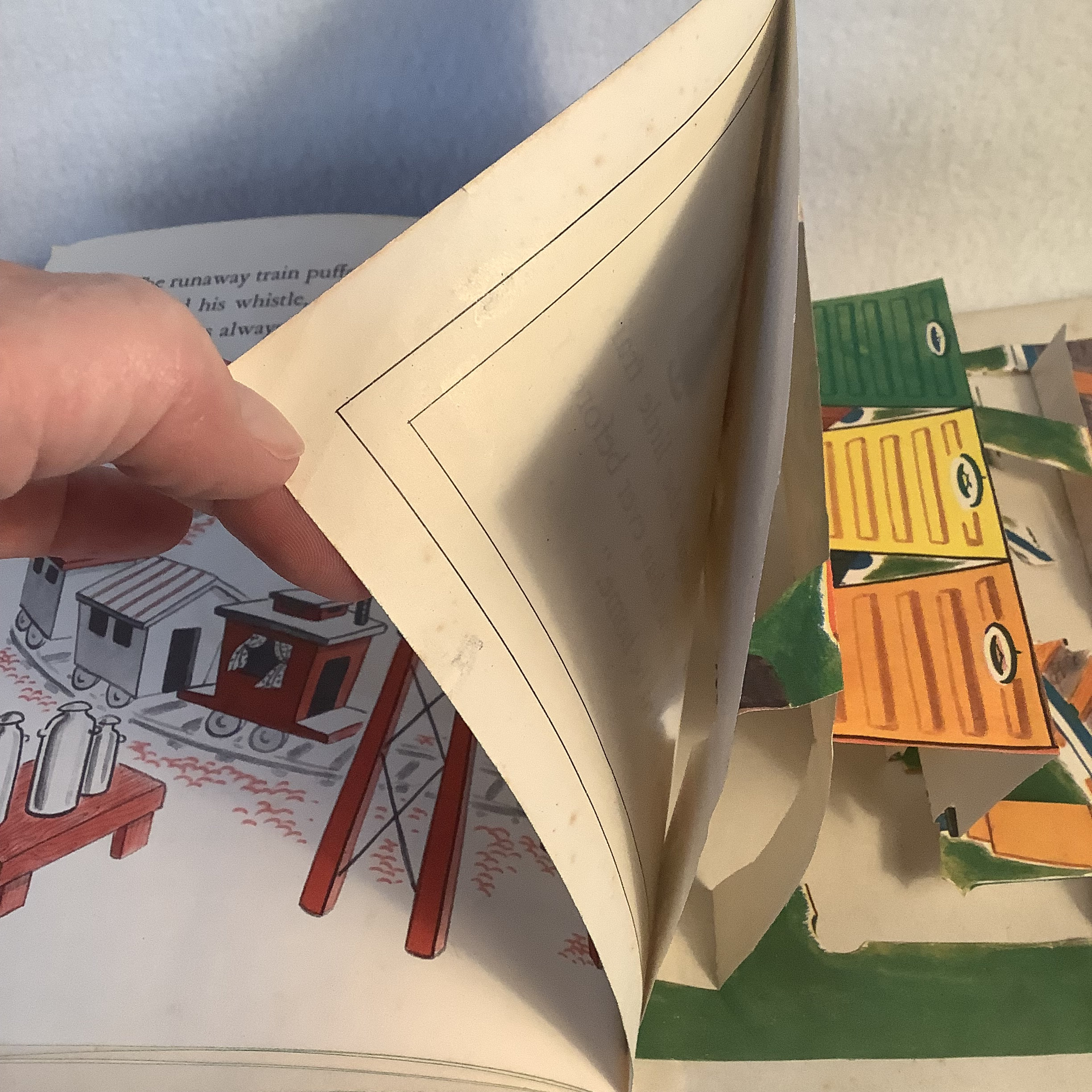 1951 “the Runaway Train” Pop up Book - Etsy