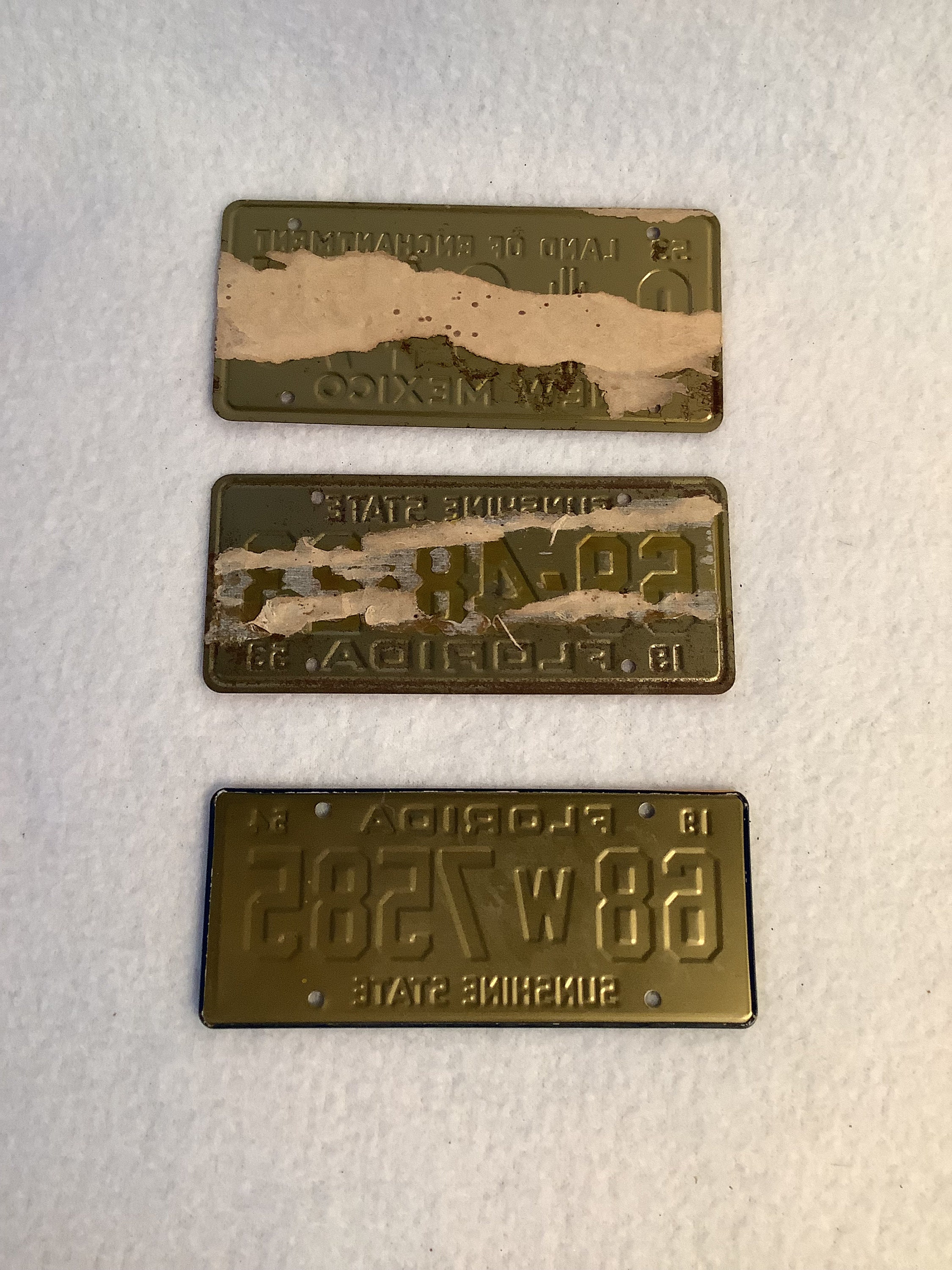 Cereal Box Metal Bicycle License Plates, Group of 3 - Etsy