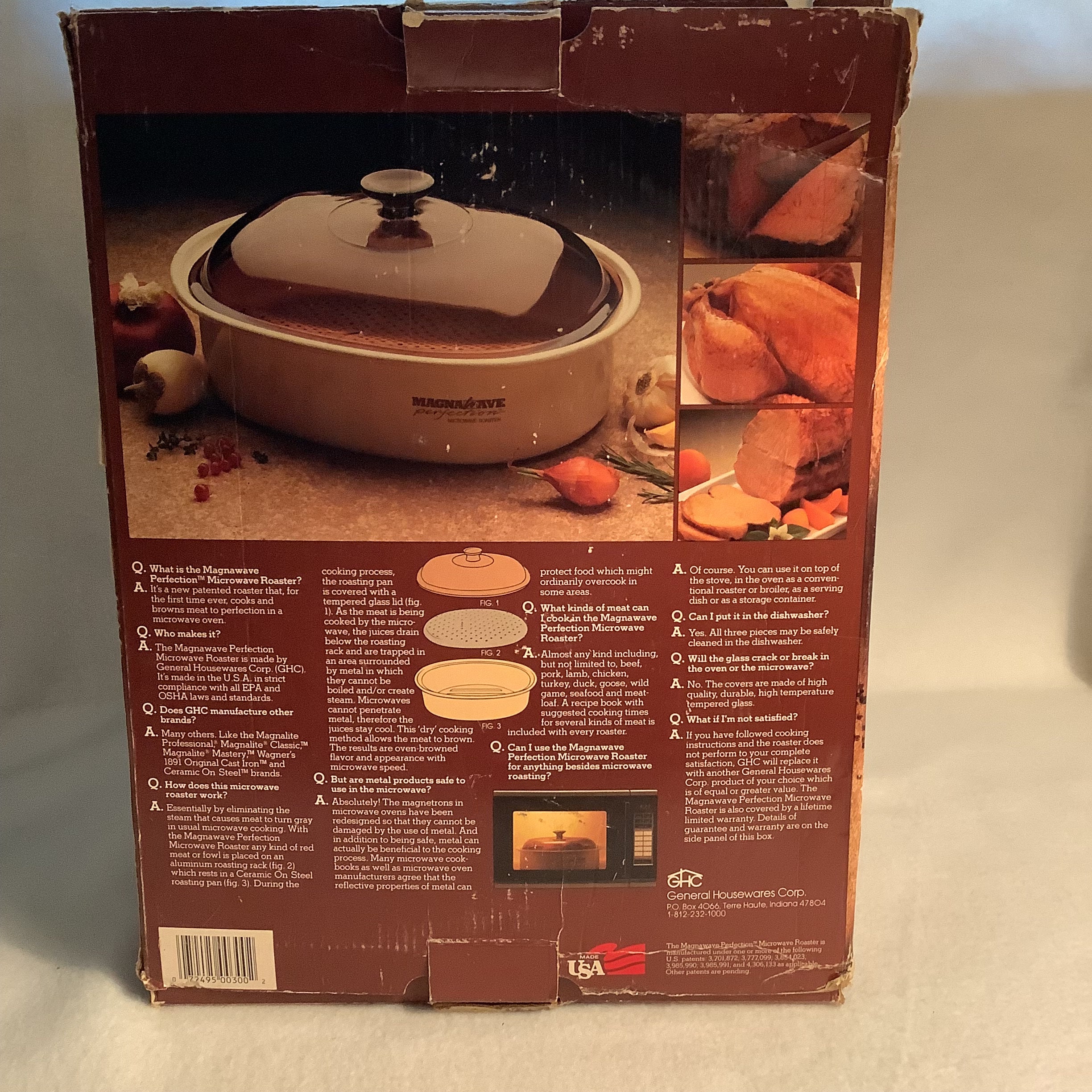 Magnawave Perfection Microwave Roaster Pan in Original Box With Booklet ...