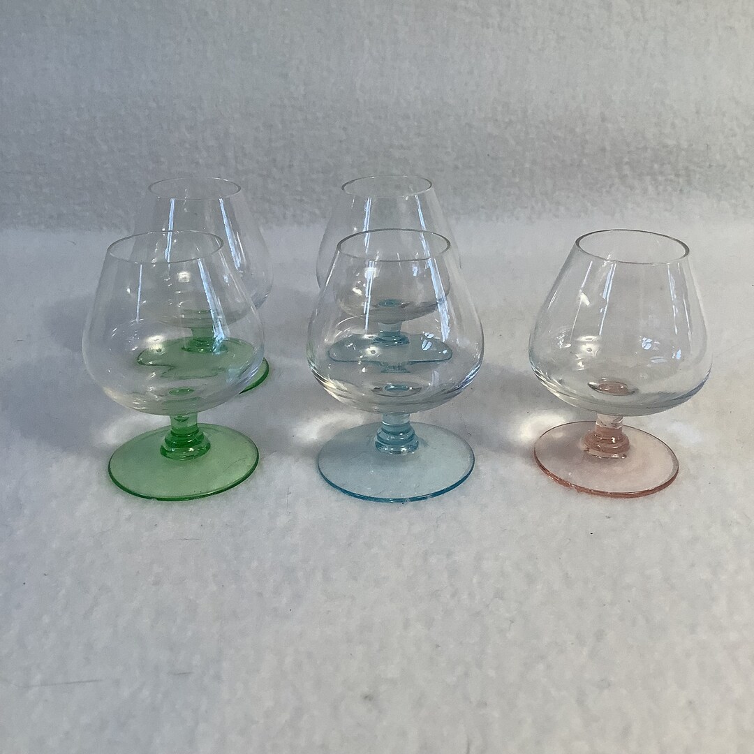 Vintage Snifters Set of 5 - Etsy