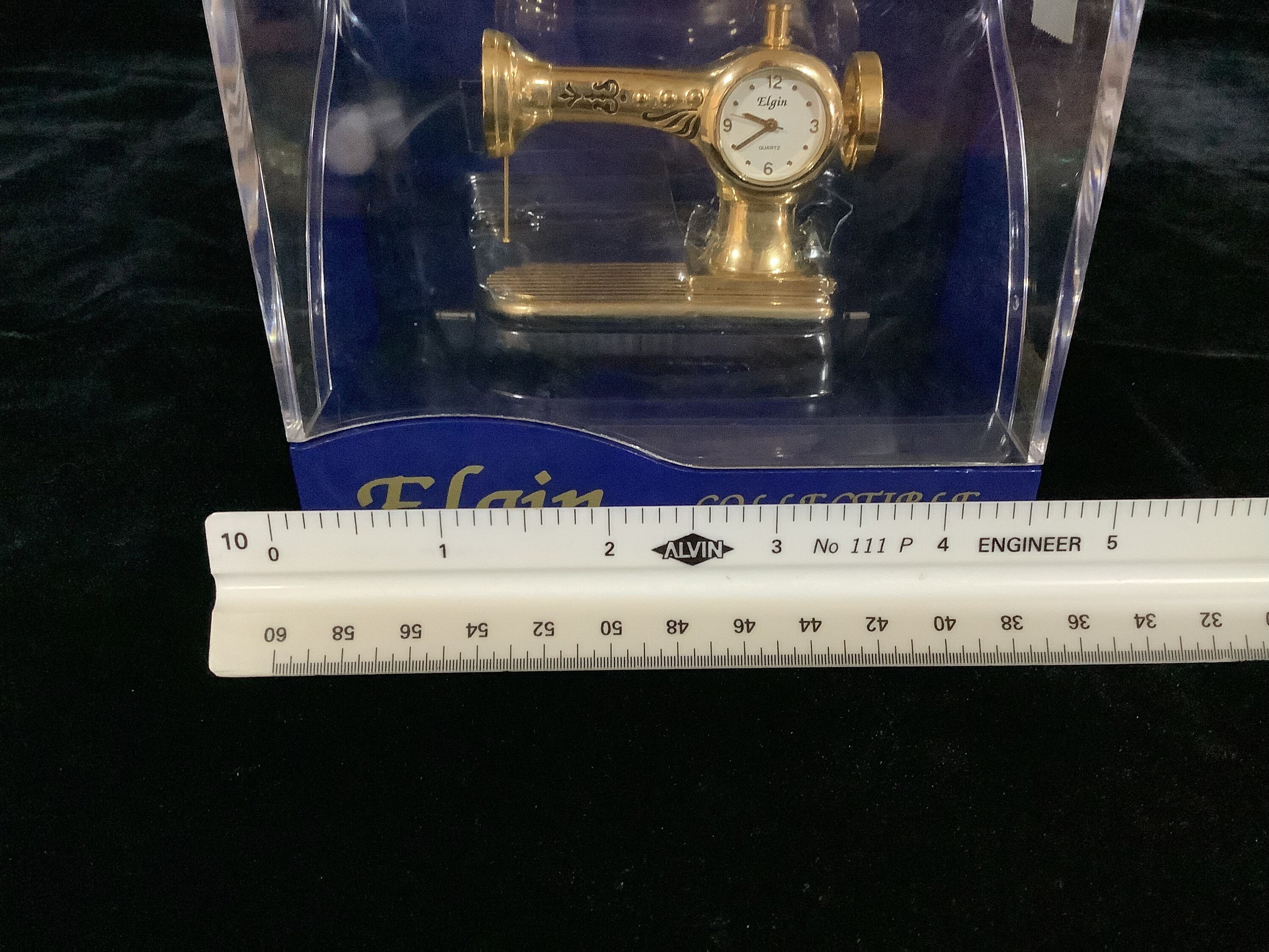 Elgin Collectable Mini Sewing Machine Clock - Etsy