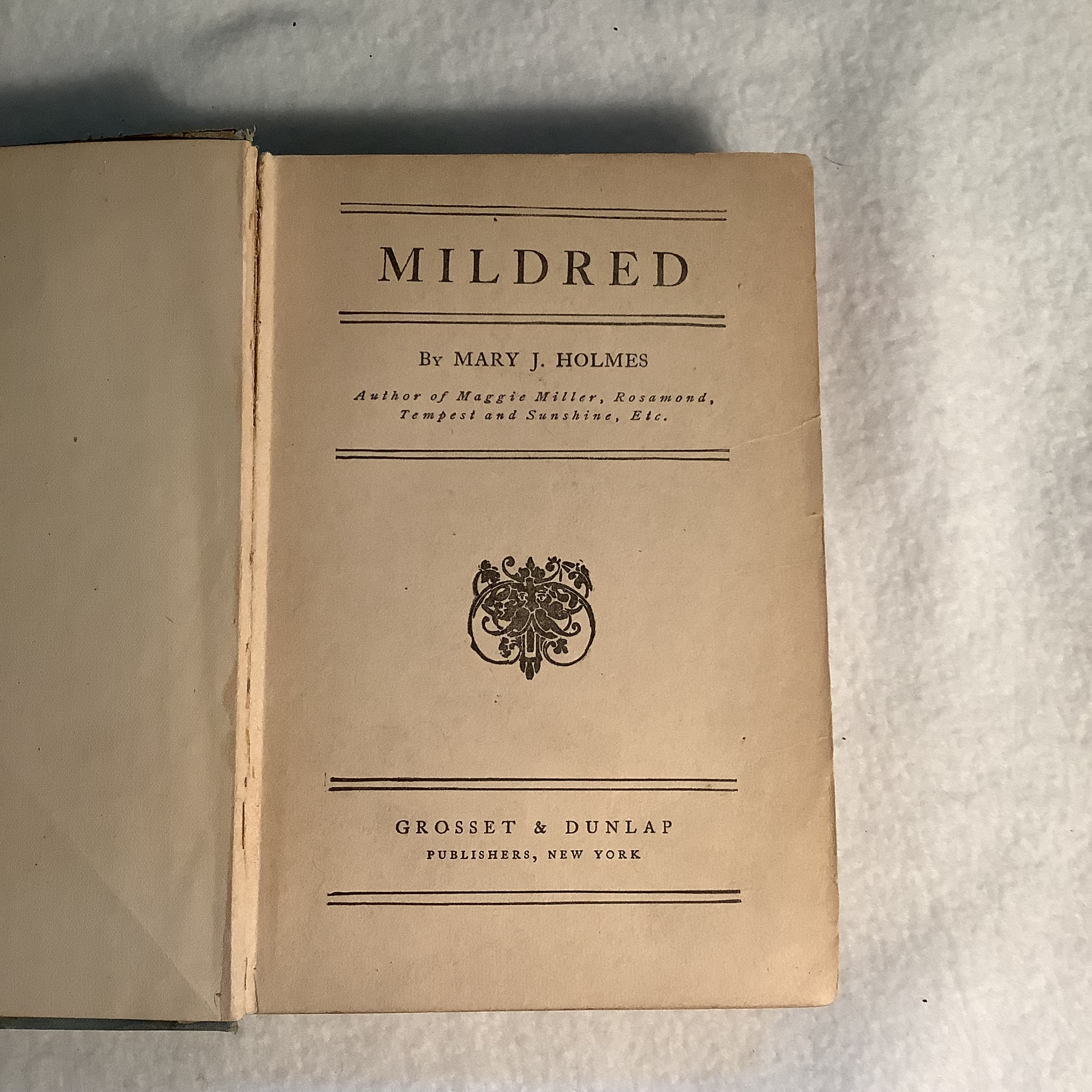 Antique Book “mildred” by Mary J Holmes - Etsy