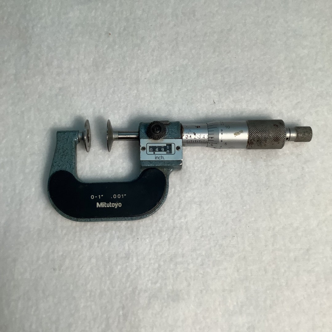 Mitutoyo Disk Micrometer - Etsy