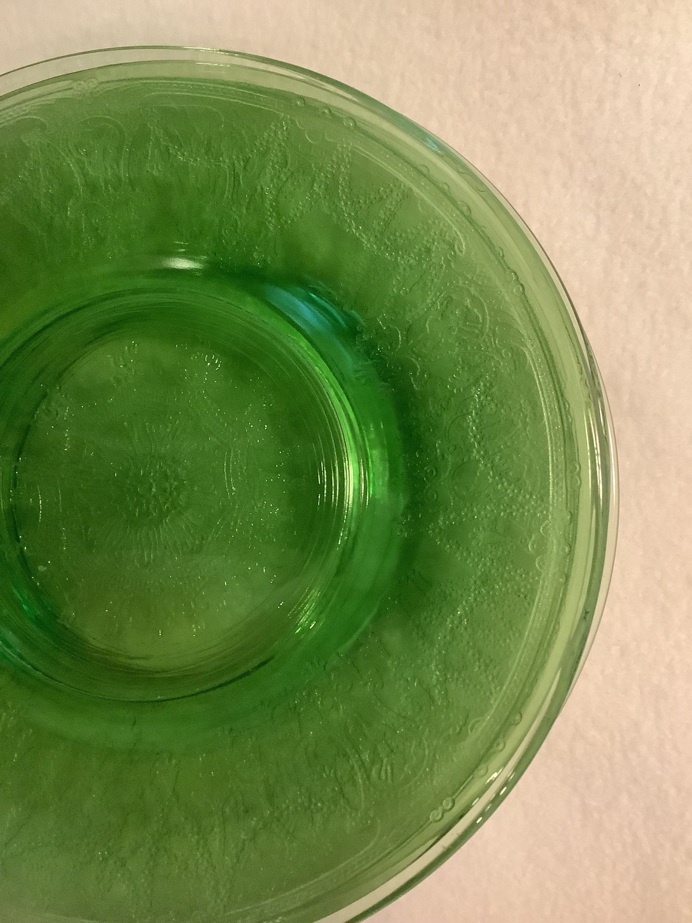 Green Depression Glass 8 Plates Cameo Ballerina Pattern Set - Etsy