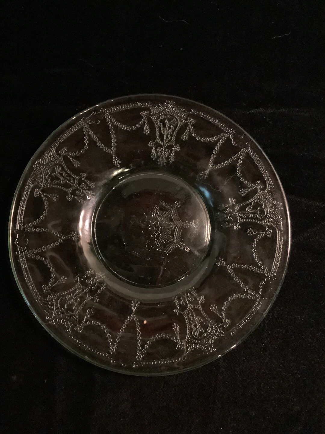 Green Depression Glass 6 Plates, Cameo Ballerina Pattern, Set of 6 - Etsy