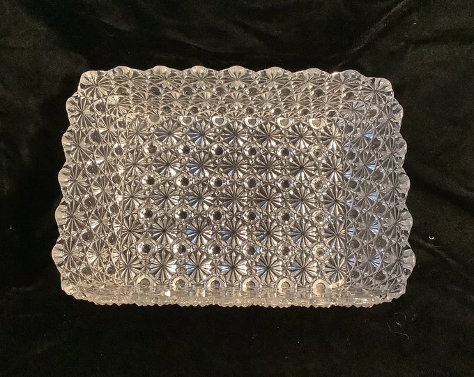 Antique CHOICE EAPG Daisy and Button Set of 4 Berry Bowls OR Bread ...