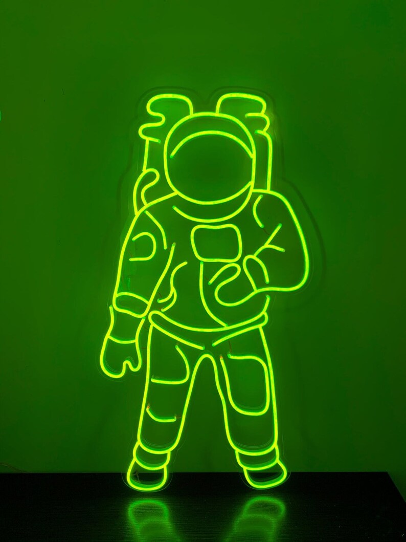 Astronaut Neon Signs Neon Light Space Neon Light Personalized - Etsy