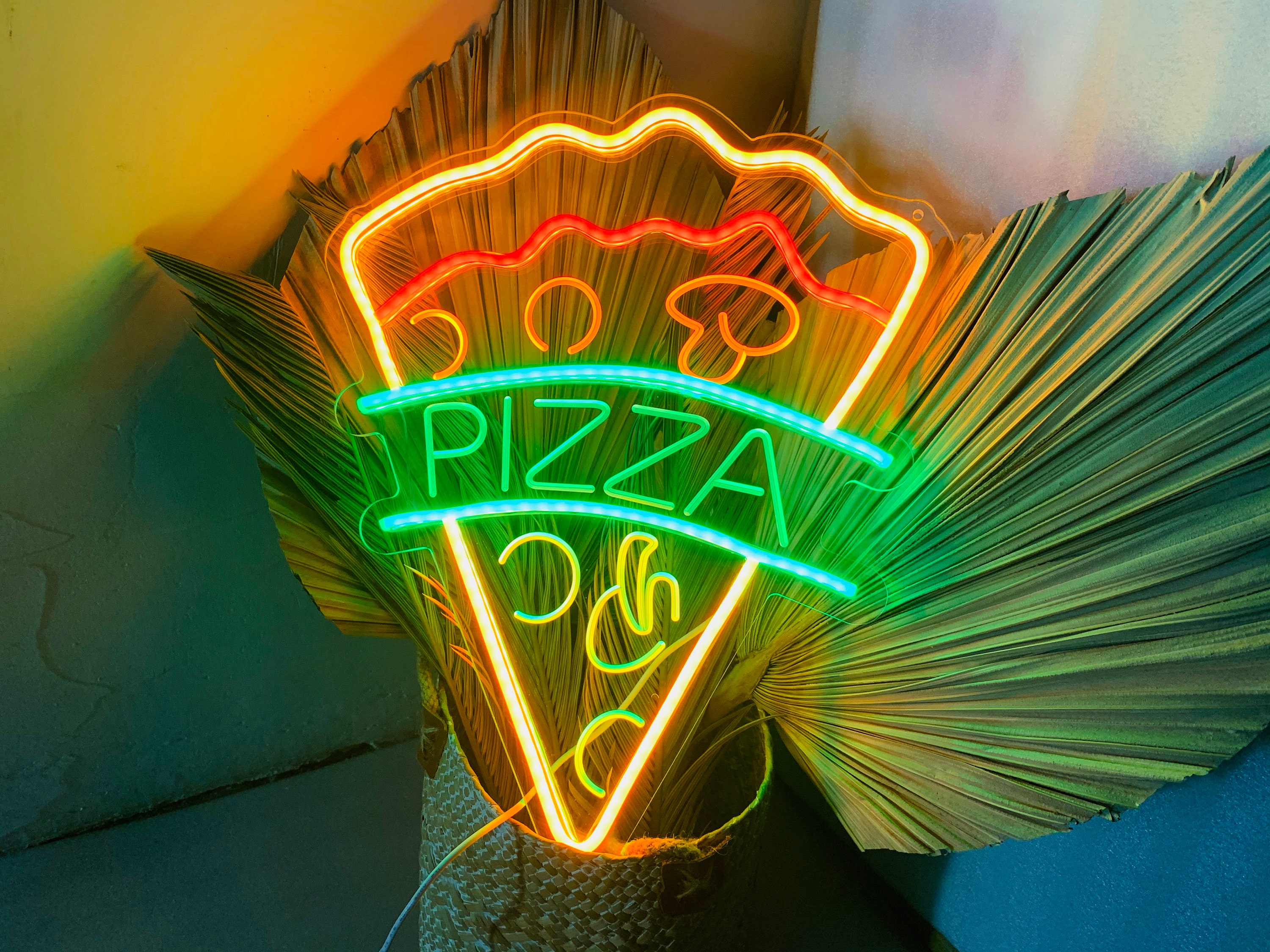 Pizza Neon Signs Neon Light Restaurant Neon Light - Etsy