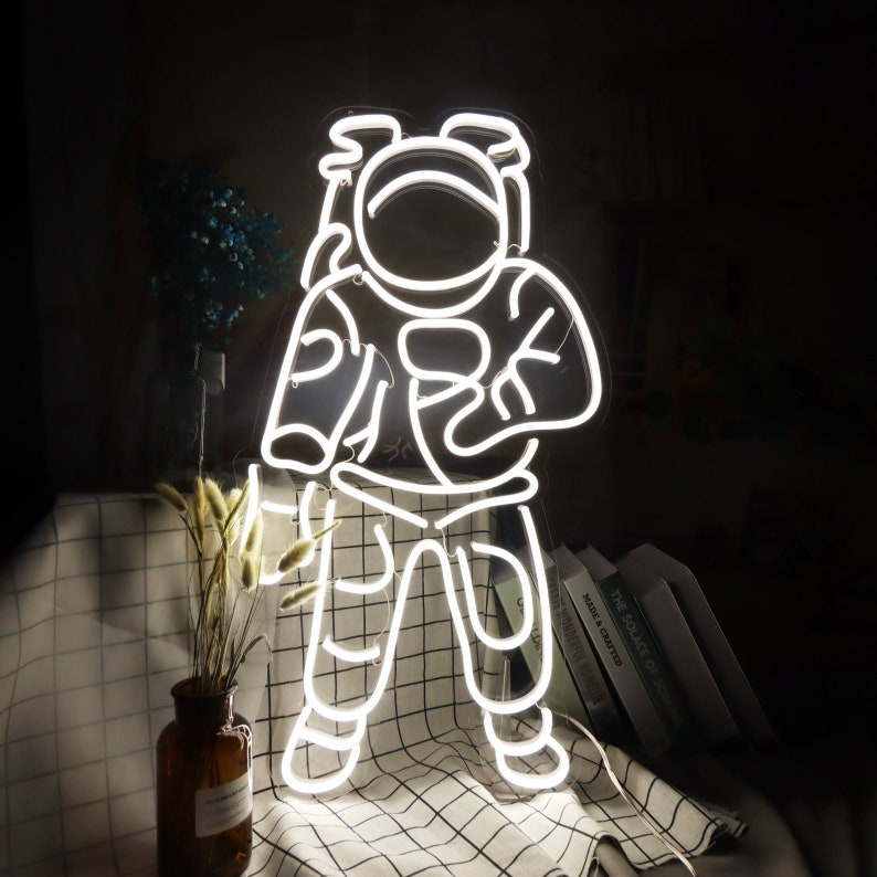 Astronaut Neon Signs Neon Light Space Neon Light Personalized - Etsy