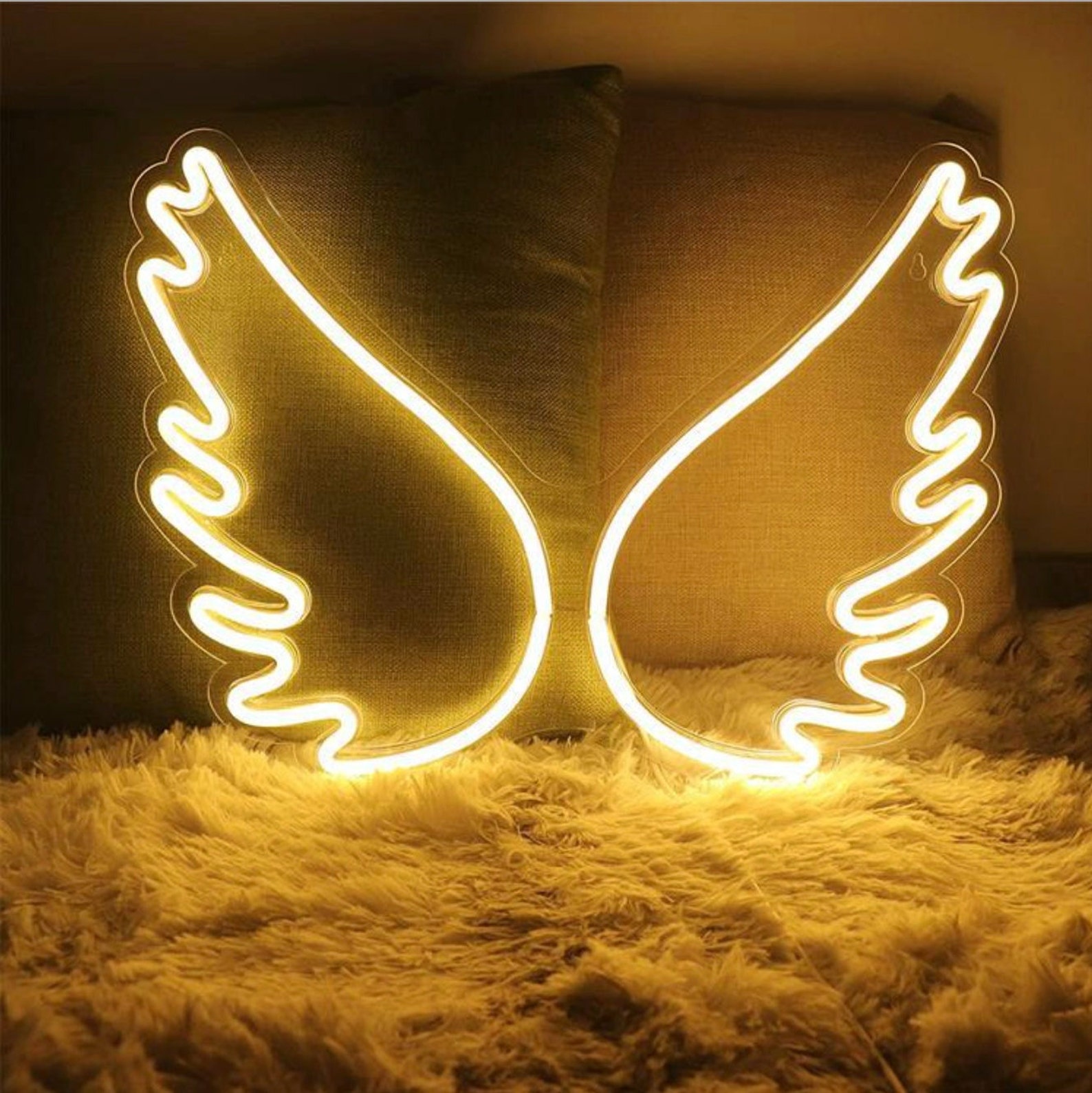 Angel Neon Sign Angel Neon Light Angel Neon Led Signangel - Etsy