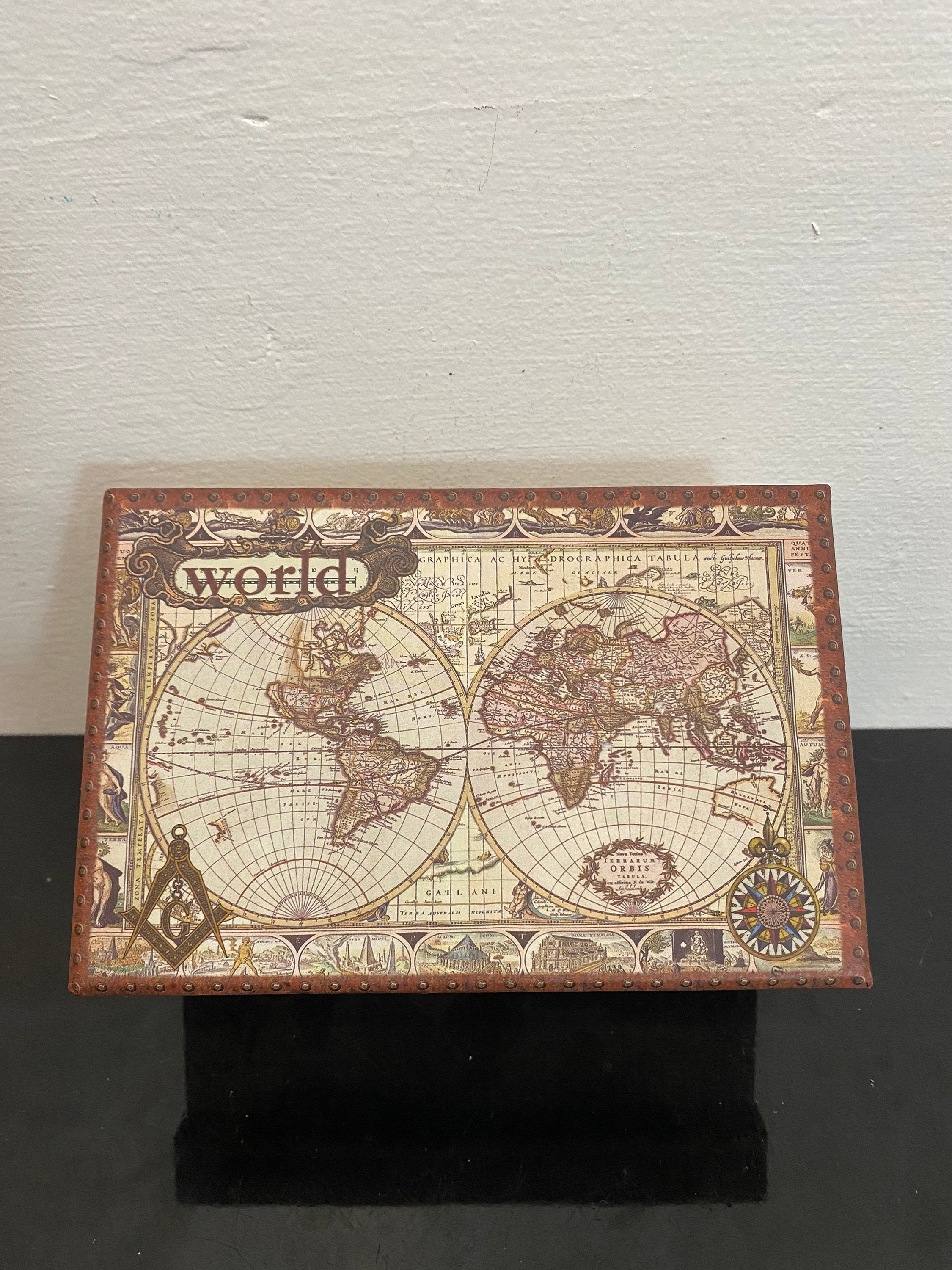 World Map Paper Storage Box - Etsy Australia