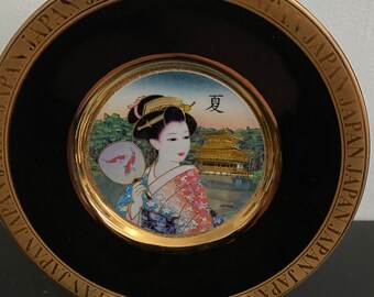 Collectible Plates Art & Collectibles Decorative plate-4 in-Chokin-Made ...