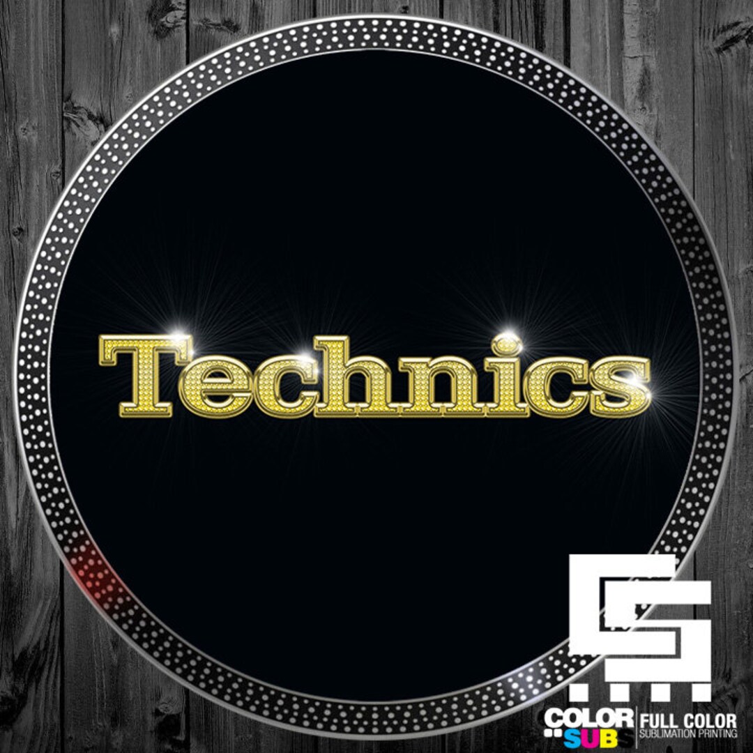 Technics Gold Bling DJ Turntable Slipmat Record Pad - Single - Etsy