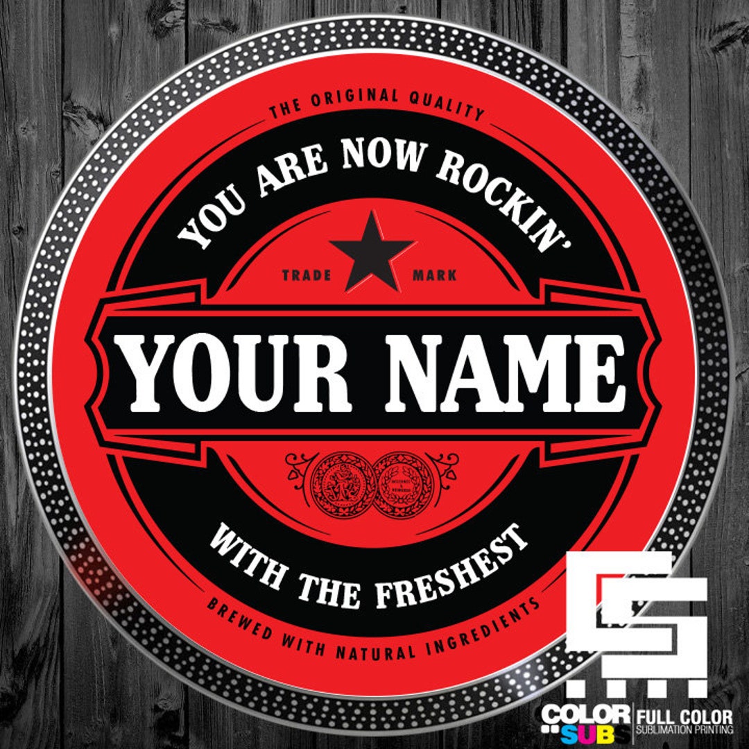 Custom Heine DJ Turntable Slipmat Remix - Pair - Etsy