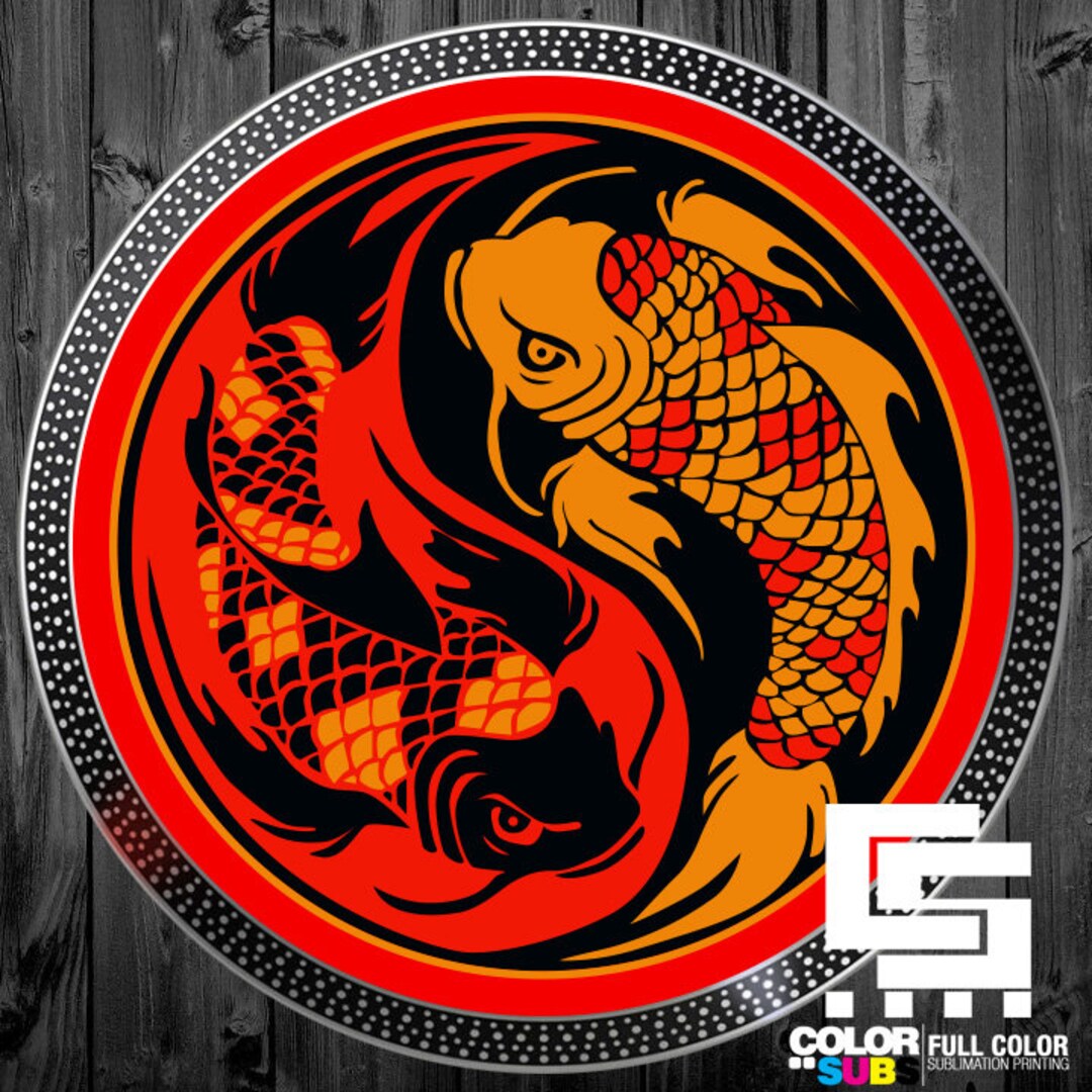 Koi Fish Japanese DJ Turntable Slipmat Record Pad Gift - Single - Etsy