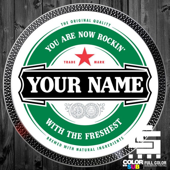 Custom Heini Turntable DJ Slipmats Pair - Etsy