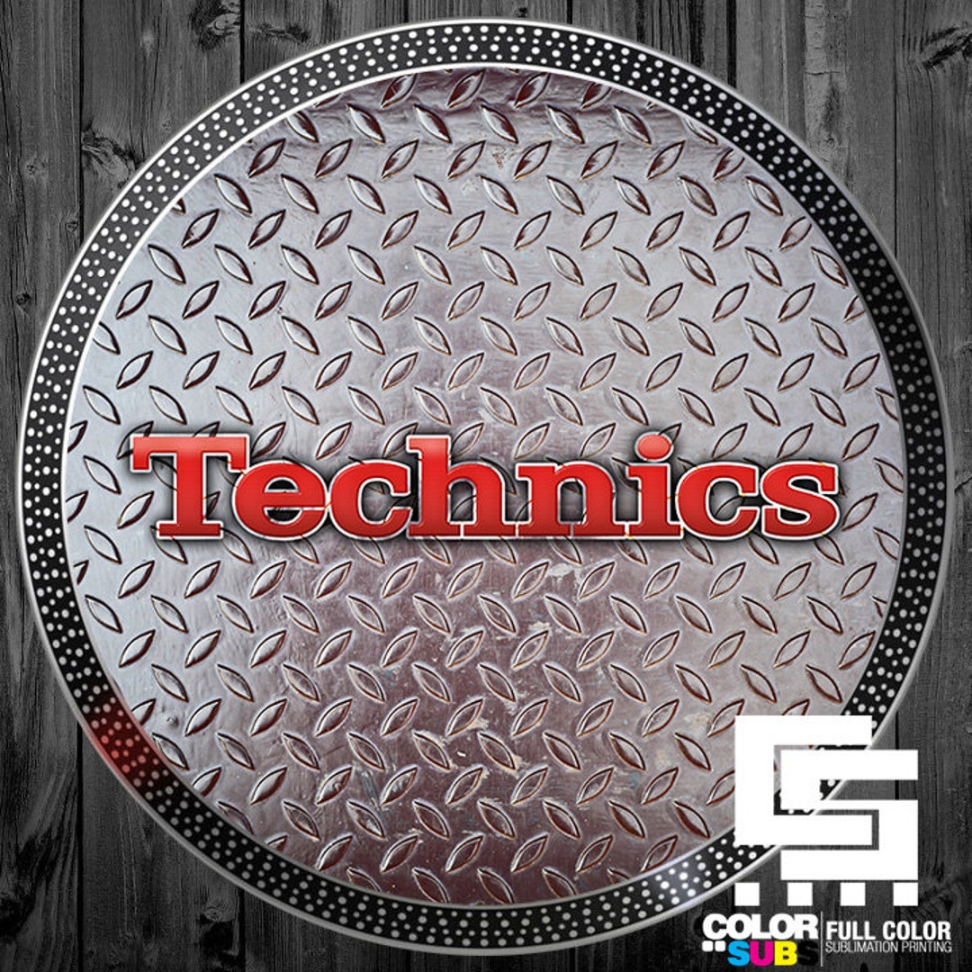 Technics Faux Diamond Metal DJ Turntable Slipmat - Single - Etsy