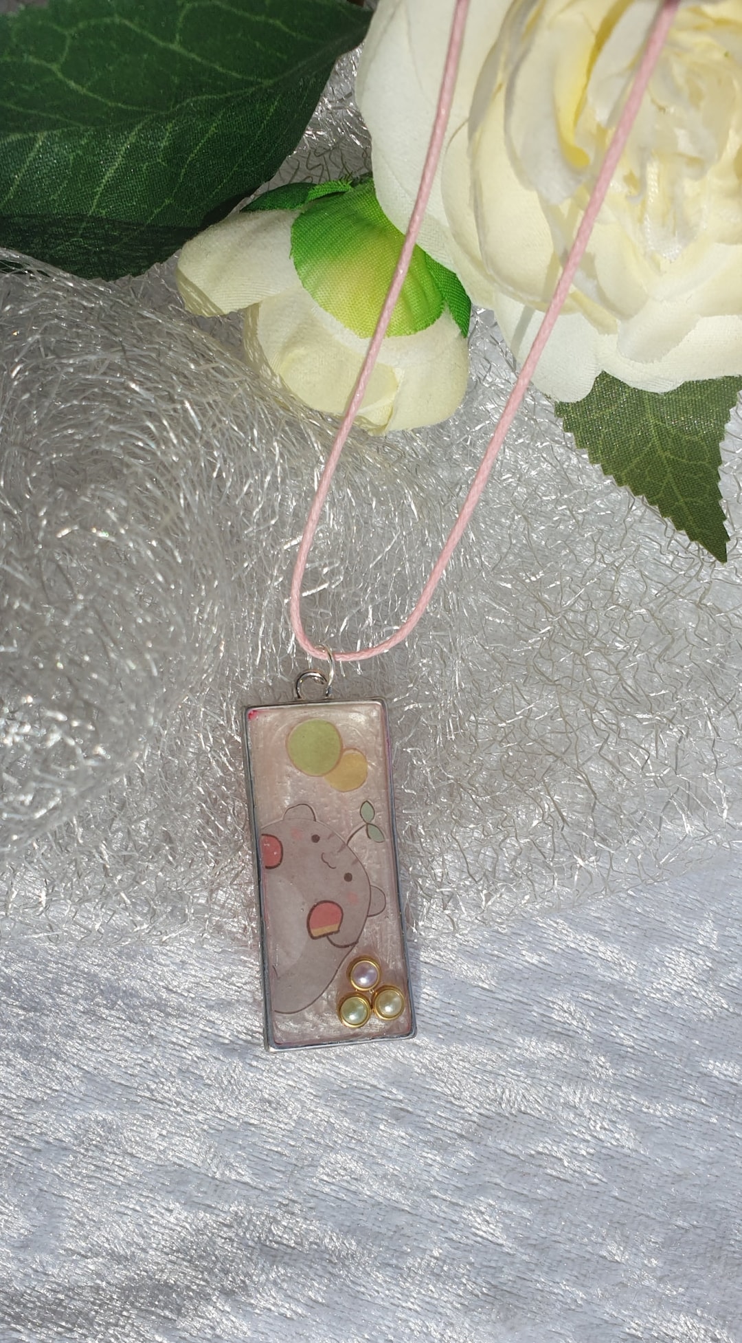 UV Resin Resin Pendant Chain Hamster Kawaii - Etsy