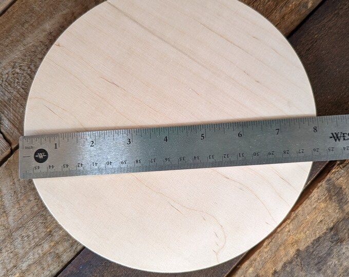 8" Wood Circle Disc Plaques, BALTIC BIRCH Wooden Circles, Unfinished ...