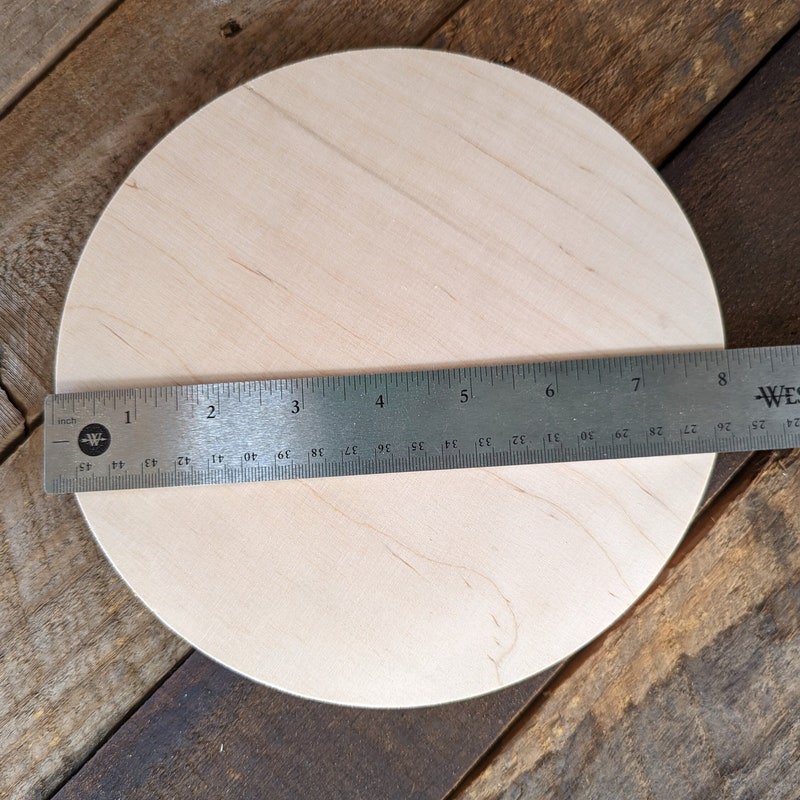 Solid Wood Round Plaques - Etsy