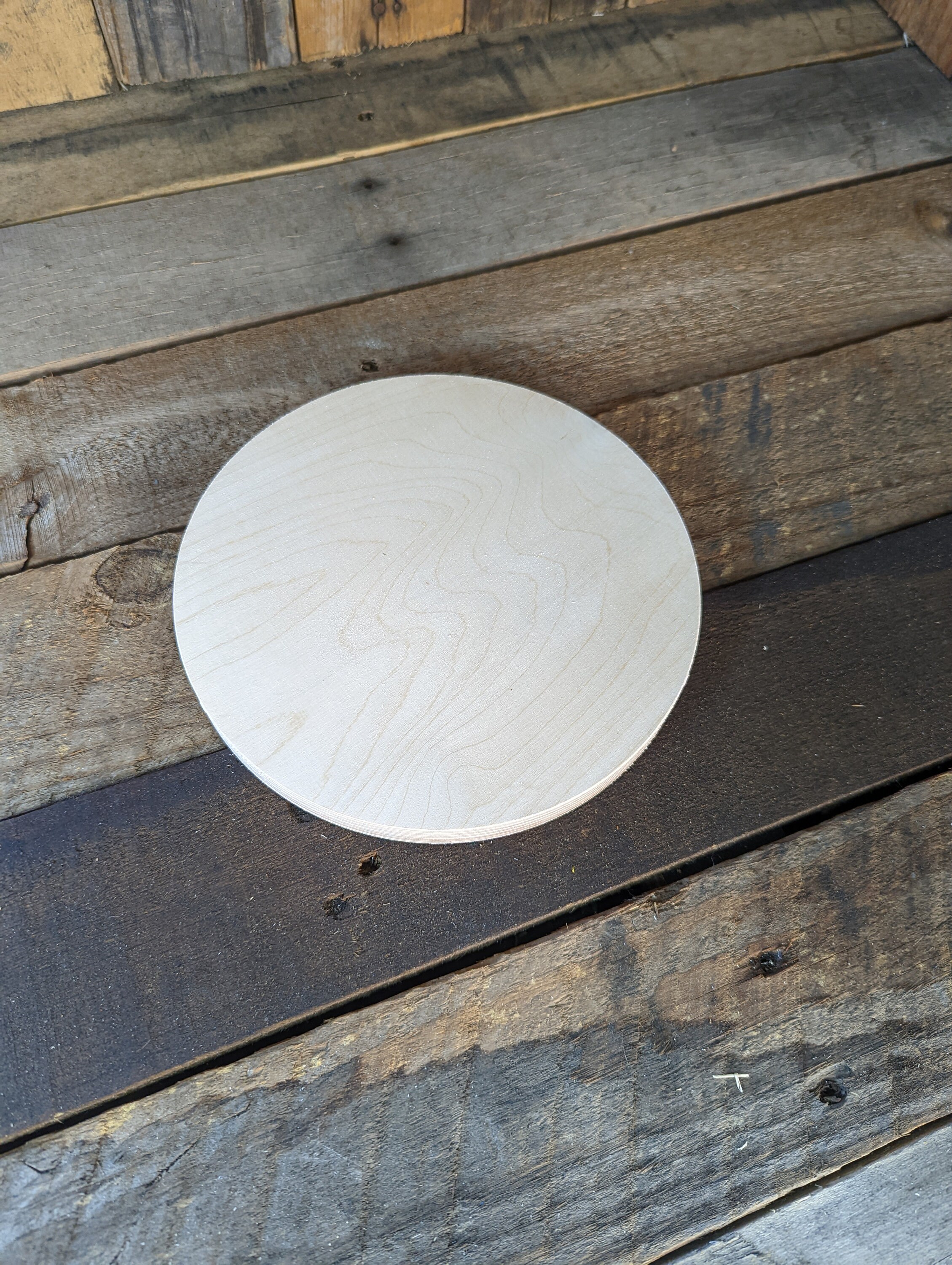 7" Wood Circle Disc Plaques, BALTIC BIRCH Wooden Circles, Blank Circles ...