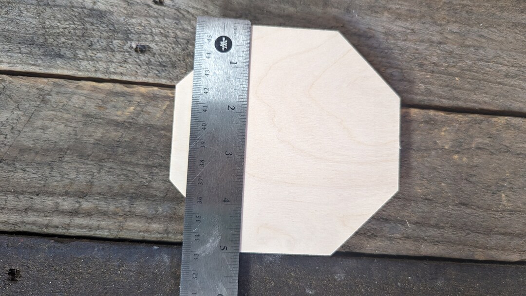 5" Wood Octagon Plaques, BALTIC BIRCH Wooden Eight Sided Shape, Blank ...