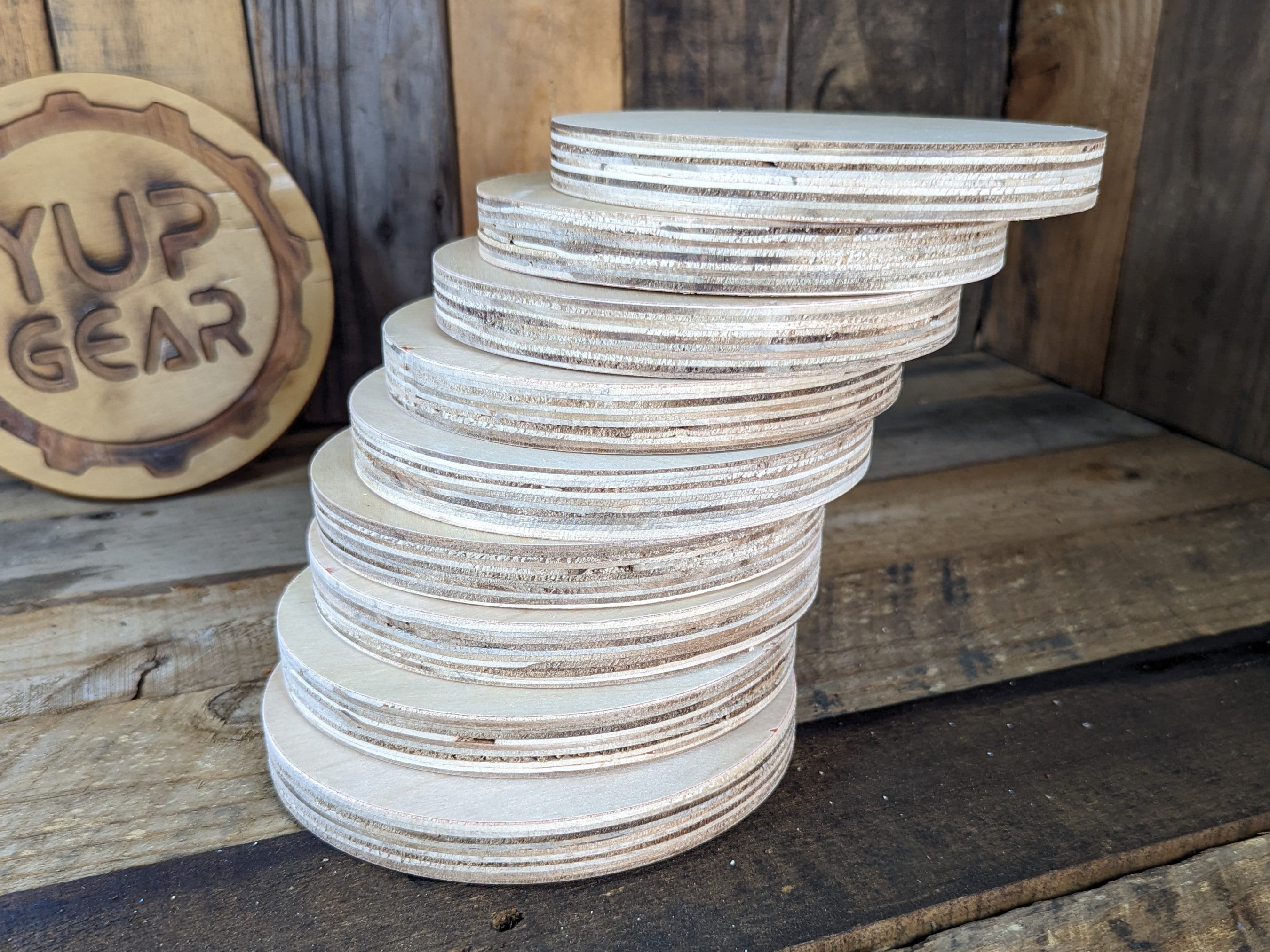 6" Baltic Birch Wood Circle, Unfinished DIY Craft Supplies - Etsy