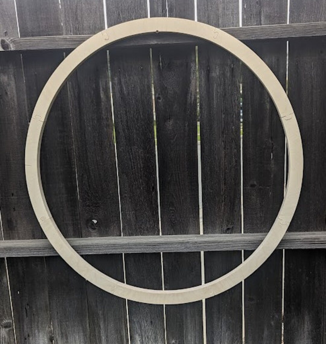 34" Wood Donut Ring With 31" Center Hole, BALTIC BIRCH Wooden Circles ...