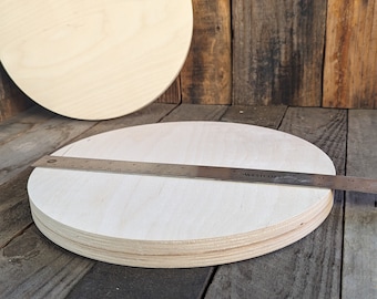 13 Wood Circle Disc With 7 Center Hole BALTIC - Etsy