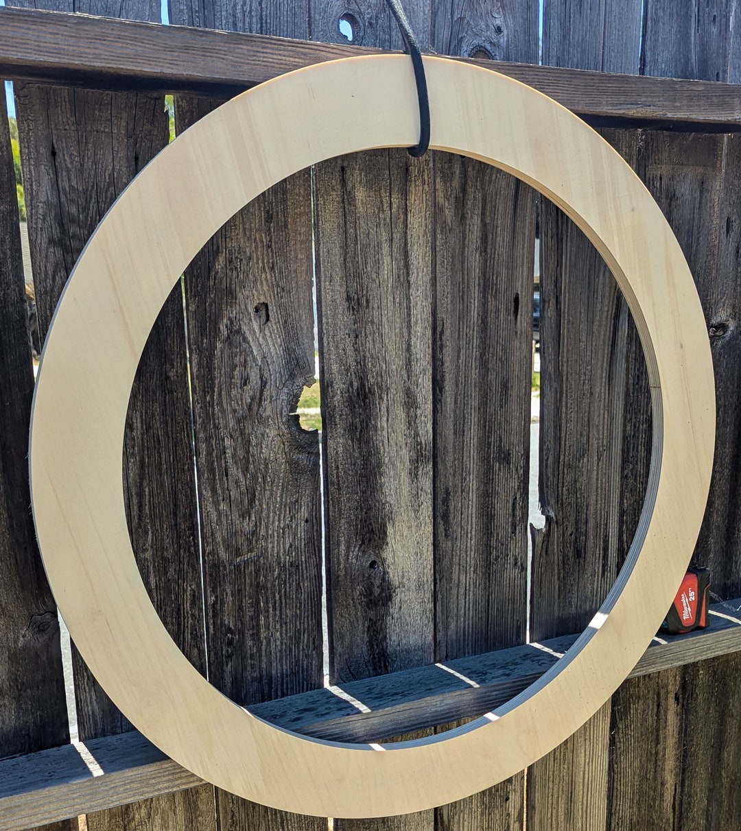 30" Wood Circle Ring With 24" Center Hole, BALTIC BIRCH Wooden Circles ...