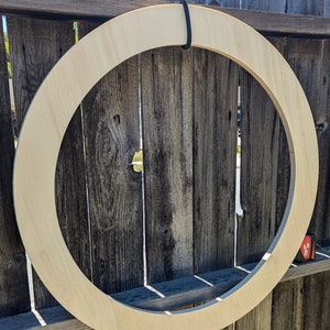 30" Wood Circle Ring With 24" Center Hole, BALTIC BIRCH Wooden Circles ...