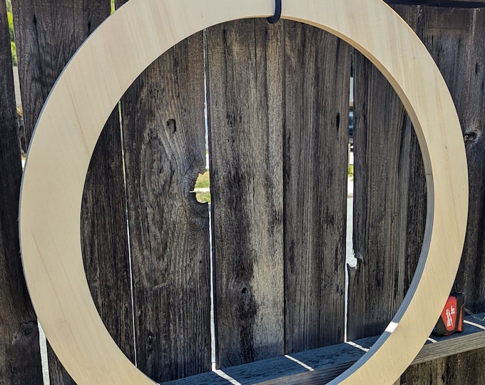 30" Wood Circle Ring With 24" Center Hole, BALTIC BIRCH Wooden Circles ...