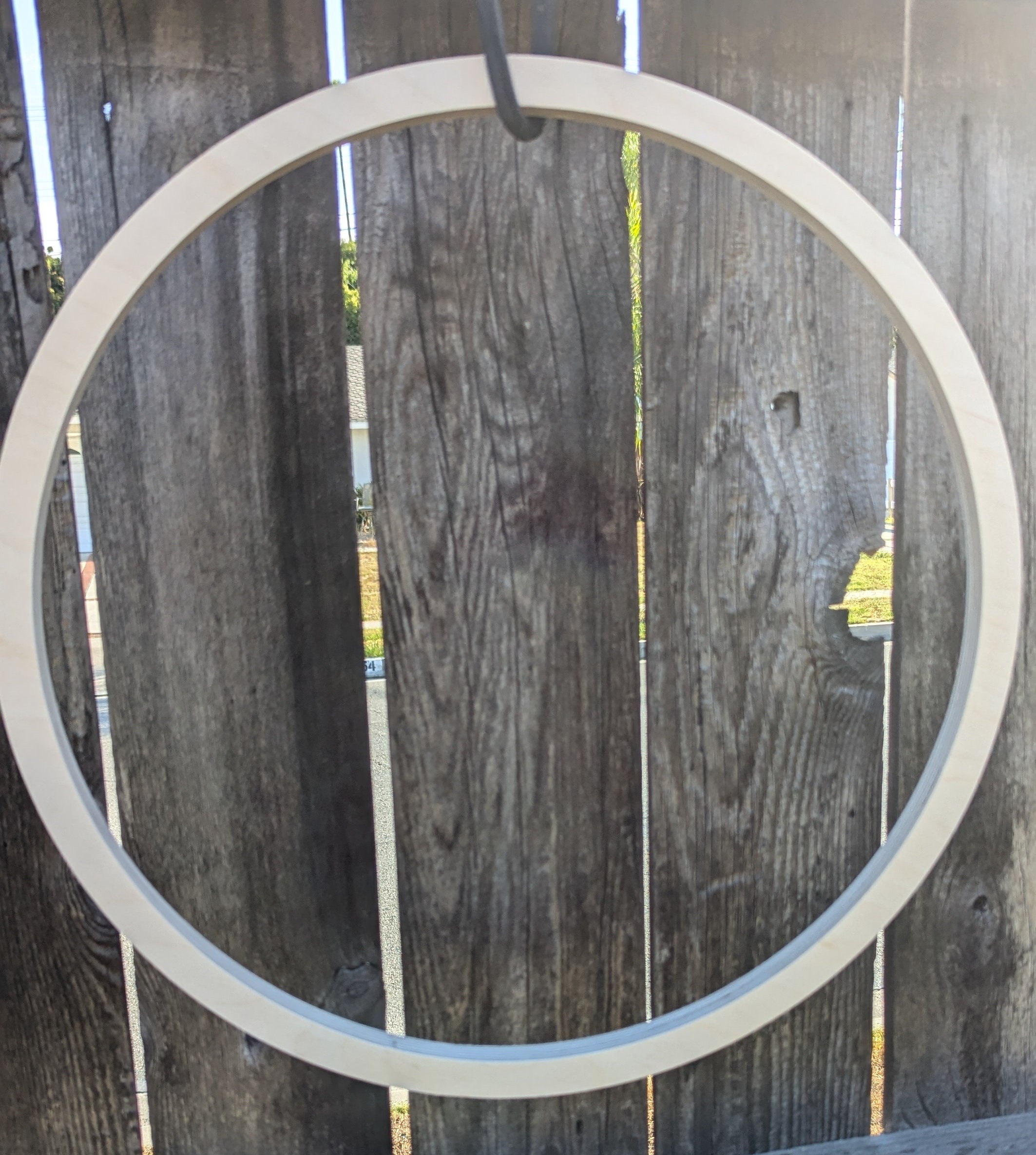 18" Wood Donut Ring With 16.5" Center Hole, BALTIC BIRCH Wooden Circle ...