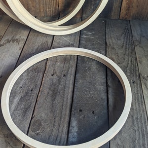 12.5" Wood Circle Disc With 11.5" Center Hole, BALTIC BIRCH Wooden ...