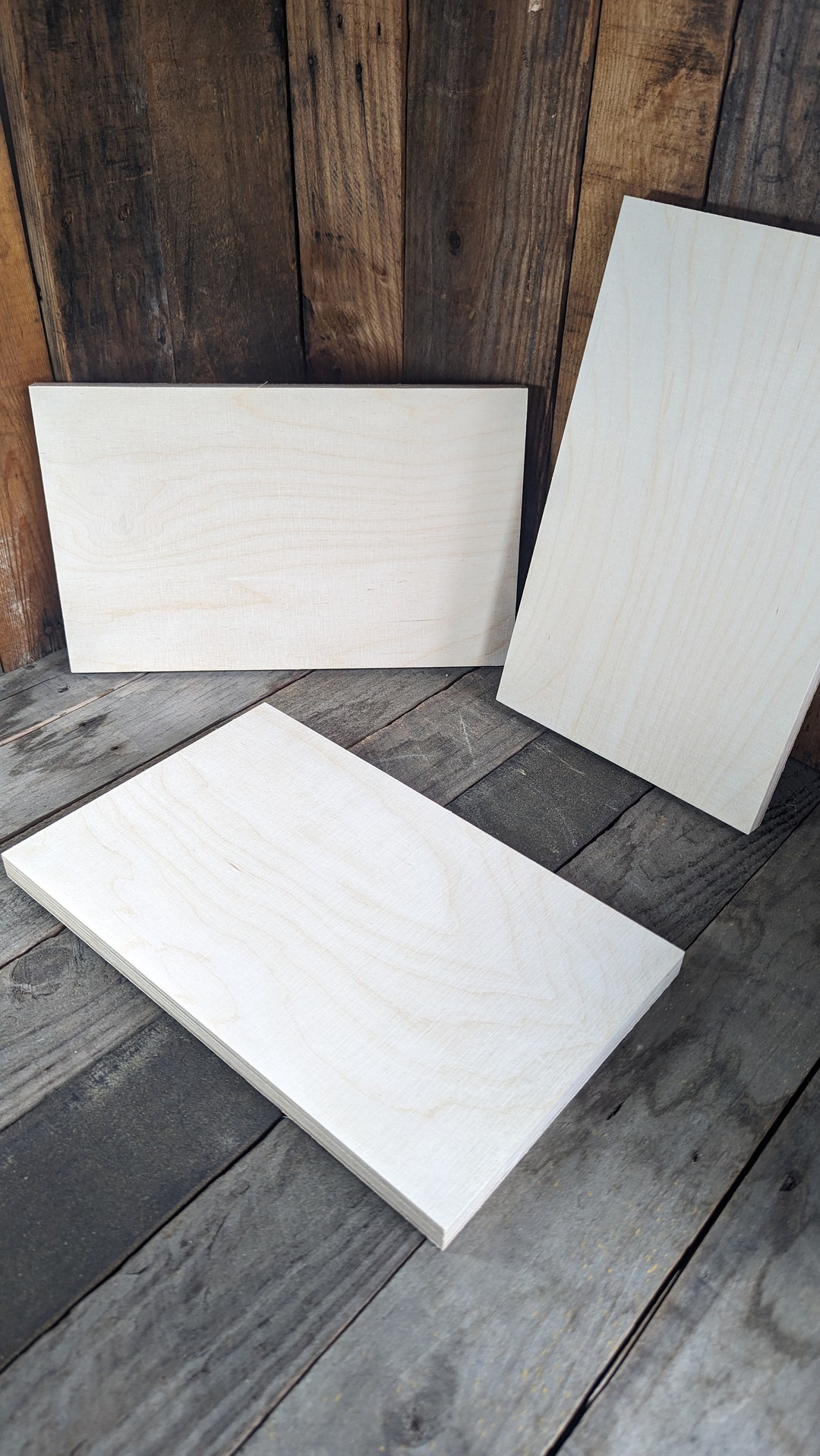 8" X 13" Wood Plaques, BALTIC BIRCH - Wooden Rectangle, Blank Rectangle ...